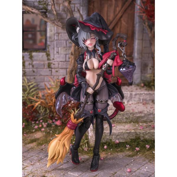 Original Character: Action Figure - Apprentice Witch Hoshikawa Neko (Black Hair Ver.) 1/12 ...