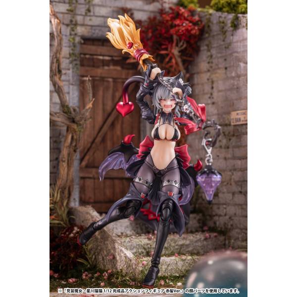 Original Character: Action Figure - Apprentice Witch Hoshikawa Neko (Black Hair Ver.) 1/12 ...