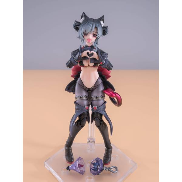 Original Character: Action Figure - Apprentice Witch Hoshikawa Neko (Black Hair Ver.) 1/12 ...